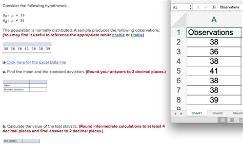 Solved Consider The Following Hypotheses X Fx Observations