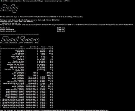 using rally to benchmark elasticsearch queries