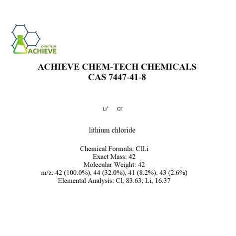 Lithium Chloride Powder Cas 7447 41 8 Suppliers Manufacturers Factory