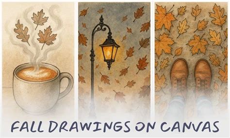 Fall Canvas Drawing Ideas On No One Else Is Doing