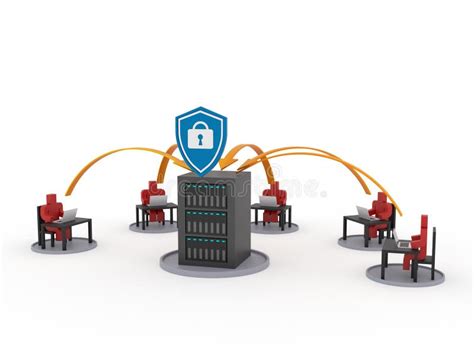 Defend Against Hacker Attacks Stock Illustration Illustration Of Attack 3dcg 362276303