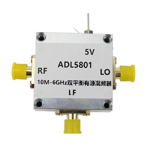 Double Balanced Active Rf Mixer Module Up Conversion Down Conversion Mixer With Shell Adl5801v2