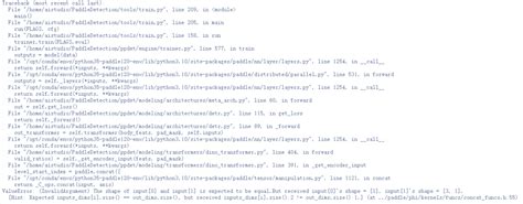 使用dino训练报错 · Issue 8670 · Paddlepaddlepaddledetection · Github