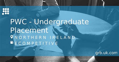 PWC Undergraduate Placement Job In Belfast GRB