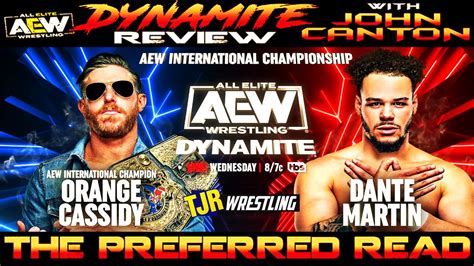 Aew Dynamite Reviews Tjr Wrestling