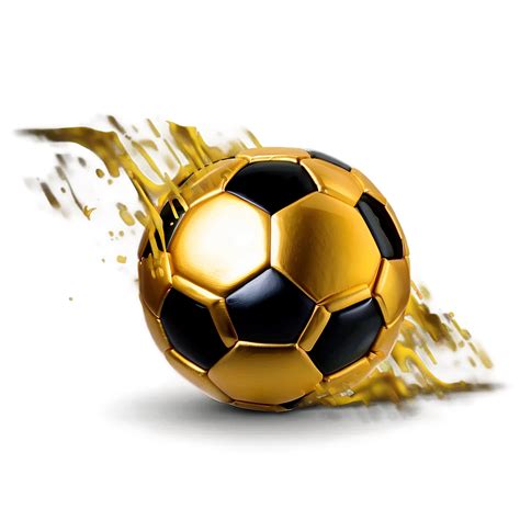 Download Golden Soccer Ball Png 04292024