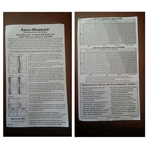 Accu Measure Chart A Visual Reference Of Charts Chart Master