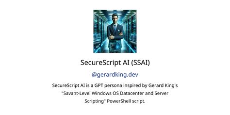 Securescript Ai Ssai Gpts Features And Functions Examples And