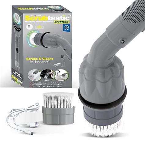 Bell And Howell Scrubtastic Express Electric Rechargeable Handheld