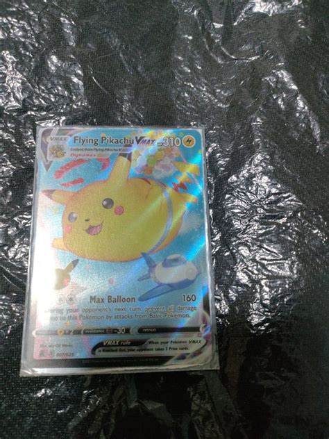 Flying Pikachu Vmax From Celebrations Hobbies And Toys Toys And Games On