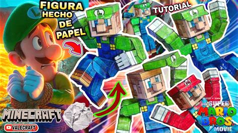 Minecraft Papercraft Luigi