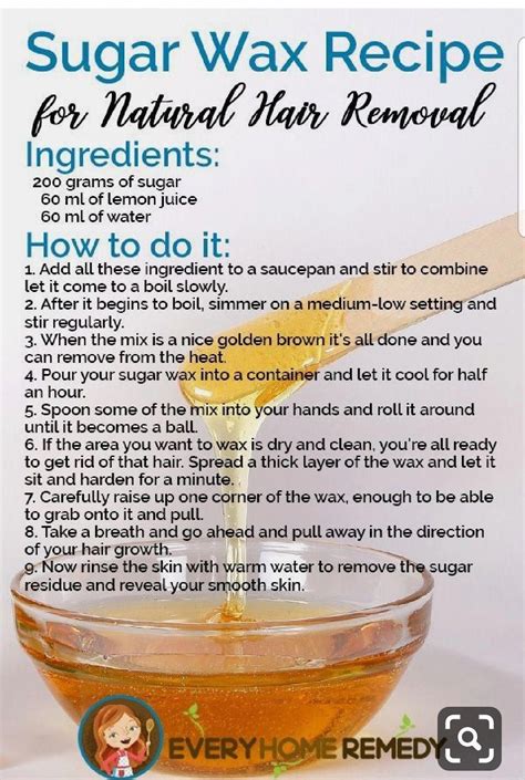 Methods Of Unwanted Hair Removal Sugar Waxing Sugar Wax Recipe