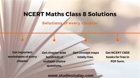 Now Get Ncert Maths Class 8 Solutions For Free Get Ncert Solutions For