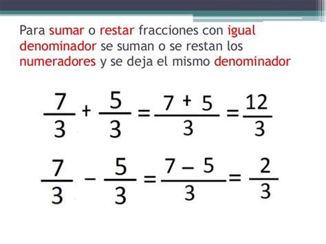 Como Resolver Suma Y Resta De Fracciones