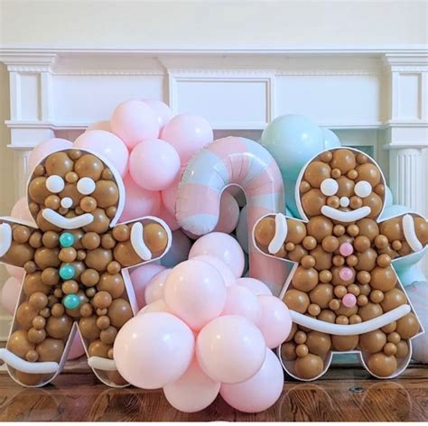 Pin By Morgan Ramona Wood On Addison Shower Christmas Gender Reveal Gingerbread Party