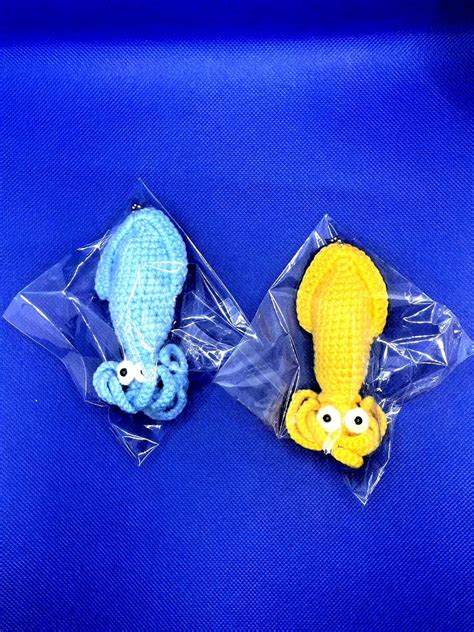 Handmade Cute Cuttlefish Only One Of Each Color Etsy
