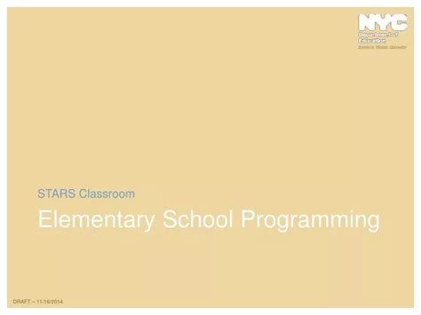 ppt elementary school programming powerpoint presentation free