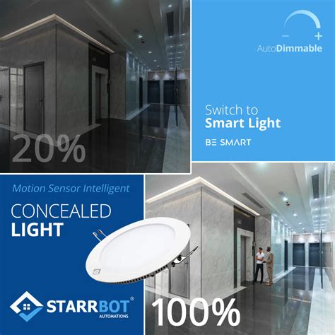 Starrbot Motion Sensor Tubelight Energy Efficient And Smart