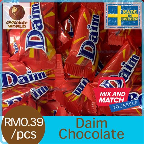 Mix And Match Daim Caramel Chocolate 1pc 8g Made In Germany Shopee