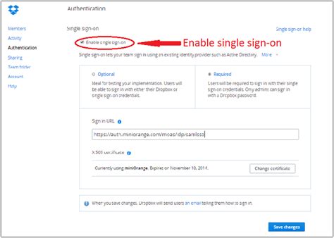 Dropbox Single Sign On Sso Solution Saml Solution