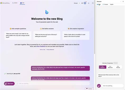 What Is The Difference Between These Two Bing Chats In Edge Dev Rbing