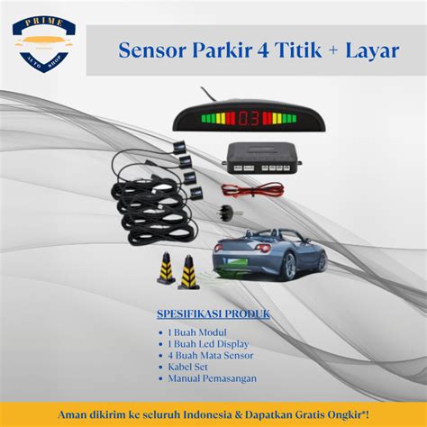 Jual Sensor Parkir Mobil 4 Titik Sensor Mundur 4 Titik Shopee Indonesia
