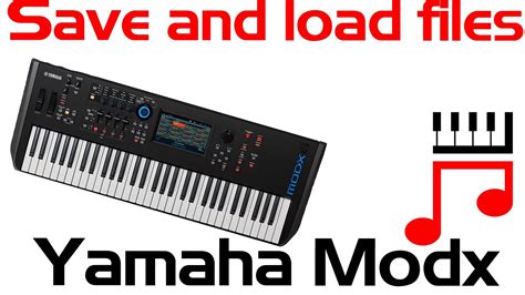 How To Save And Load Data Yamaha Modx Montage For Beginners Youtube
