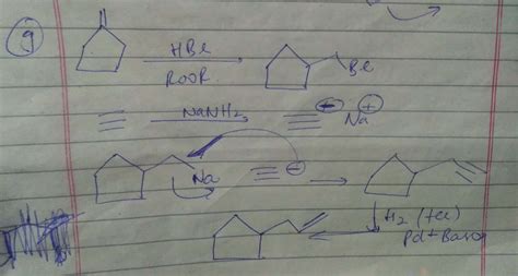 Solved 5 Propose A Synthesis For The Following Compounds Using The