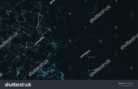 Connected Polygons Plexus Vector Geometric Background Stock Illustration 1239208357 Shutterstock