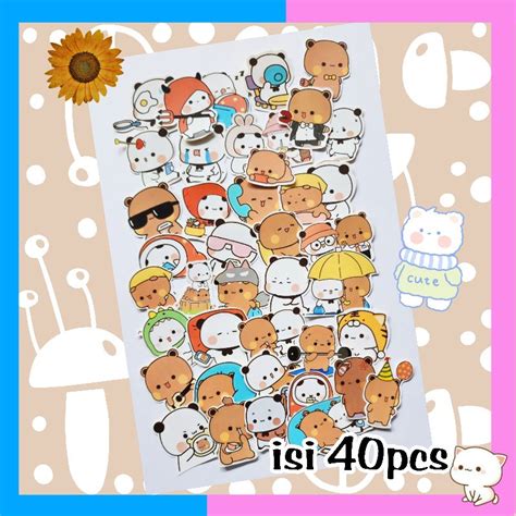 Jual Stiker Bubu Dan Dudu Isi 40pcs Stiker Case Stiker Lucu Shopee Indonesia