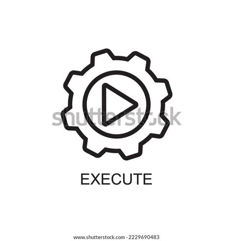 execute icon business icon vector stock vector royalty free 2229690483 shutterstock