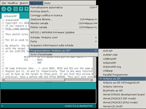 Arduino UNO Stand Alone Come Programmatore ISP ARDF Radiocaccia