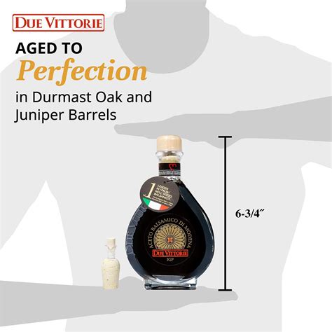Due Vittorie Oro Gold Barrel Aged Balsamic Vinegar Special Edition 8