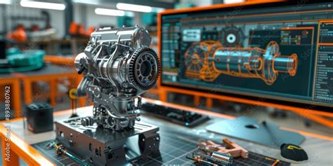 Engineering Designer Design 3d Cad Software Program Industrial Engine