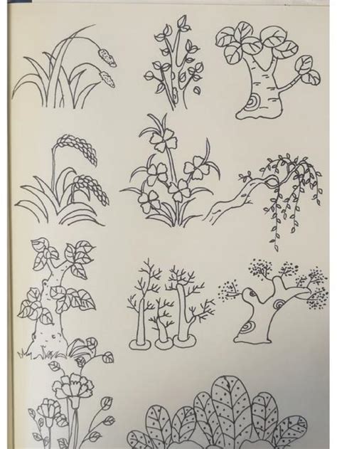 幼儿园大班花草树木简笔画（推荐13张） 简笔画图片大全