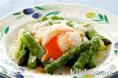 簡単おしゃれ副菜♪アスパラガスのホットサラダのレシピ・つくり方 キッコーマン ホームクッキング レシピ レシピ クッキング