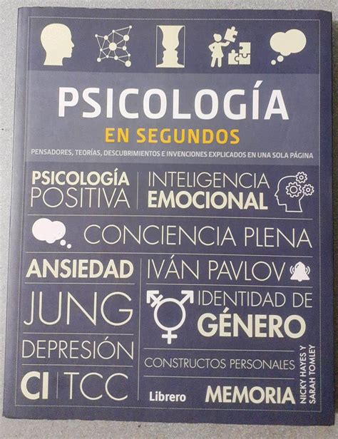 Psicologia En Segundos Nicky Hayes Librero Libreria Pensar