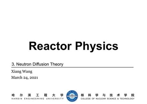 3 Neutron Diffusion Theory 2022 Pdf