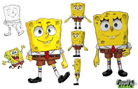 Spongebob In Fusionfall Legacy Spongebob Squarepants Amino