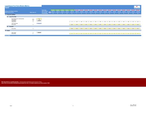 Land Based Fish Farm 2 Models Imperial And Metric System Template