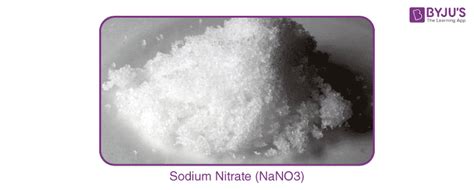 Sodium Nitrate Nano3 Structure Preparation Properties And Uses Of Sodium Nitrate