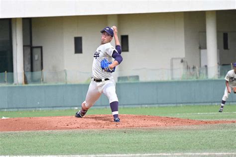 ＜オープン戦 明大・中大＞7球団が視察する中、最速151キロを計測した明大・入江（撮影・柳内遼平） ― スポニチ Sponichi Annex 野球