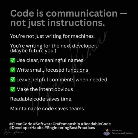 Cleancode Softwarecraftsmanship Readablecode Vipul Kumar