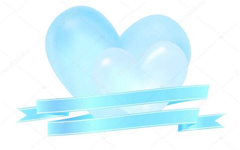 Etiqueta De La Cinta Del Coraz N Y De La V A Navegable Del D A Blanco