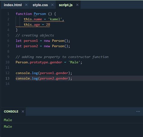 تابع سازنده در جاوا اسکریپت و کاربرد آن کد نویسی