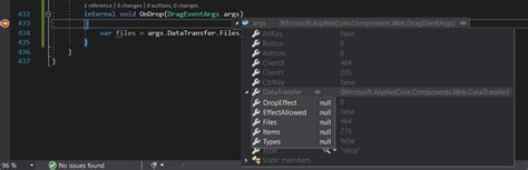 Drag And Drop Blazor Ondrop Event Doesn T Return File Object