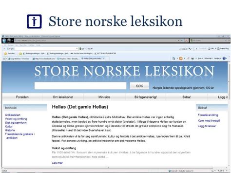 Store Norske Leksikon 2011