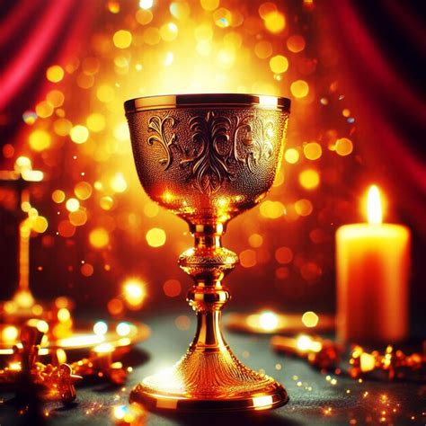Premium Photo Photo A Gold Chalice Shiny And Celebratory Symbol Ai