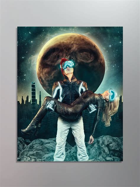 Celldweller Wish Upon A Blackstar Canvas Art Print Fixt Store