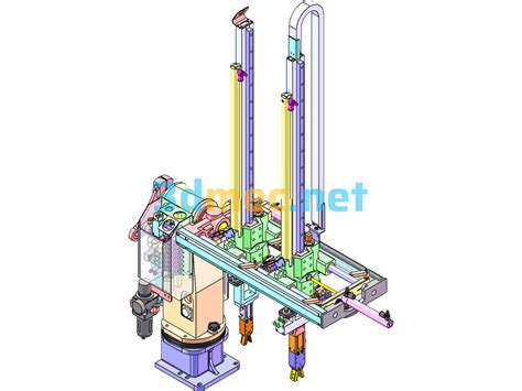 4 axis manipulator 650 double station automatic loading and unloading